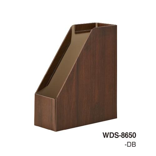 ウッズスタイル 木目柄ボックスファイル （ダークブラウン） A4タテ 見出しラベル付き WDS-8650-45 収納 整理 ボックス型ファイル オシャレ シンプル セキセイ : アルバムとママ ...