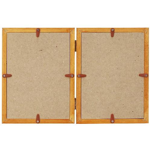 木製ダブルフレーム 2L ブラウン WDF-2L-BR 万丈 : アルバムとママ雑貨の店オフィス31 - 通販 - Yahoo!ショッピング