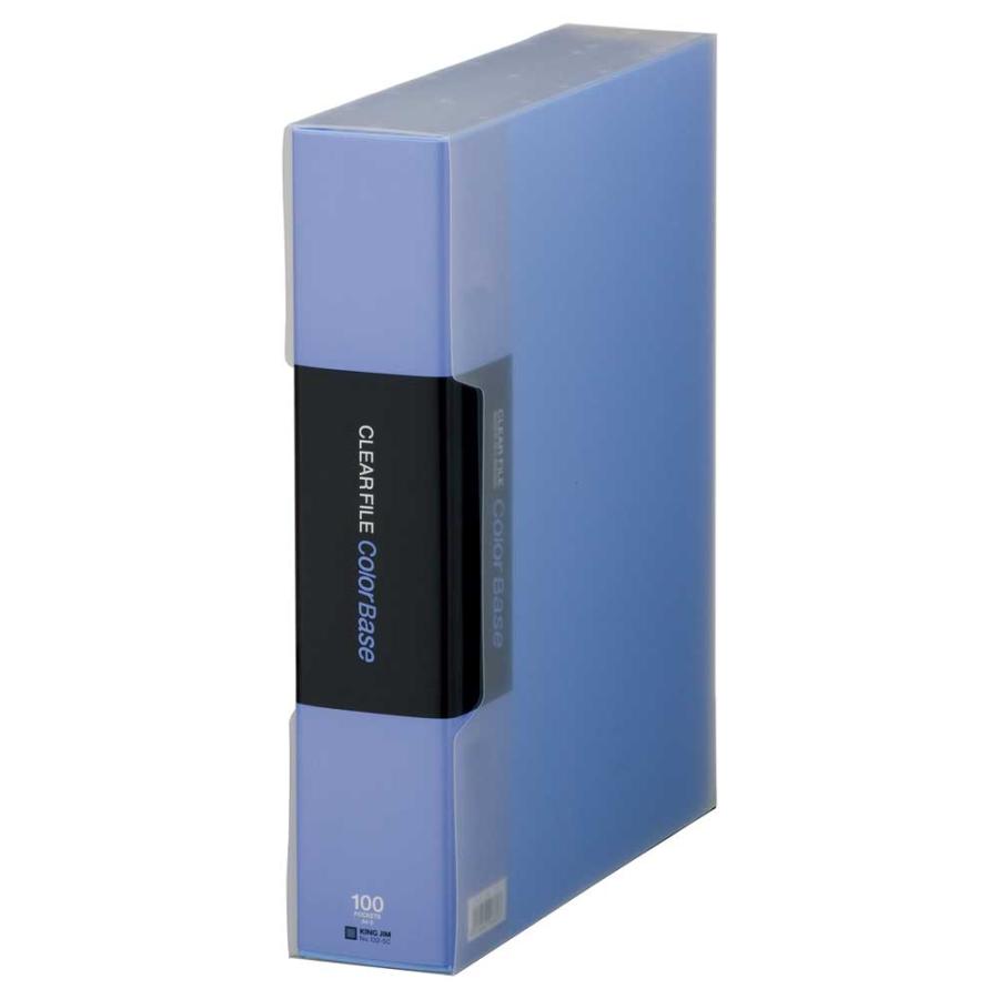 クリアーファイル カラーベース クイント 青 132-5C-B キングジム : アルバムとママ雑貨の店オフィス31 - 通販 - Yahoo!ショッピング