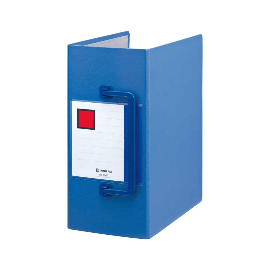 キングファイル スーパードッチ＜特厚＞ 青 3513-B キングジム : アルバムとママ雑貨の店オフィス31 - 通販 - Yahoo!ショッピング