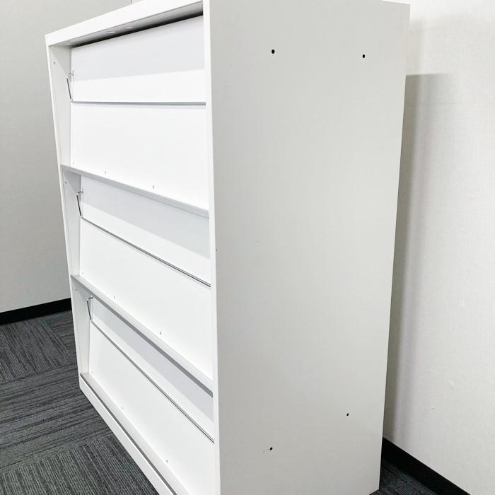 オカムラ レクトライン 書架 4B83ZZ W900×D450×H1100 ネオホワイト 中古 :ar-017-2204:OfficeAid福屋 - 通販 - Yahoo!ショッピング