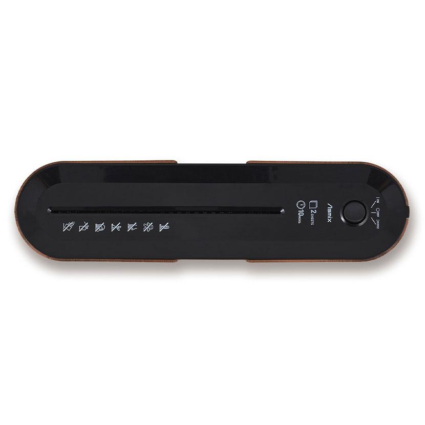 Asmix アスカ クロスカットシュレッダー 木目調 ダーク インテリア 専用ACアダプター付属 B06WD :AX-B06WD:オフィス家具通販のオフィスコム - 通販 - Yahoo!ショッピング