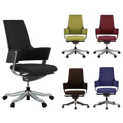 関家具 MERRYFAIR DELPHI 2/メリーフェアー デルフィ 高機能オフィスチェア ファブリック ミドルタイプ 肘付き : オフィス ...