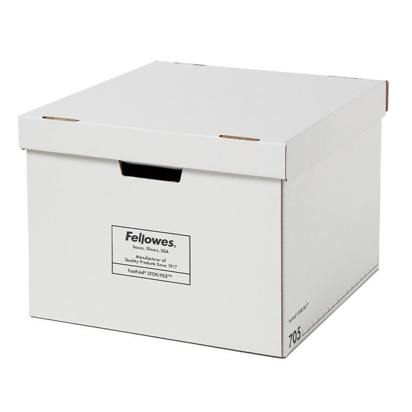バンカーズボックス 705 Fellowes フェローズ Bankers Box収納 15枚セットファストフォルド 幅410×奥行410×高さ ...