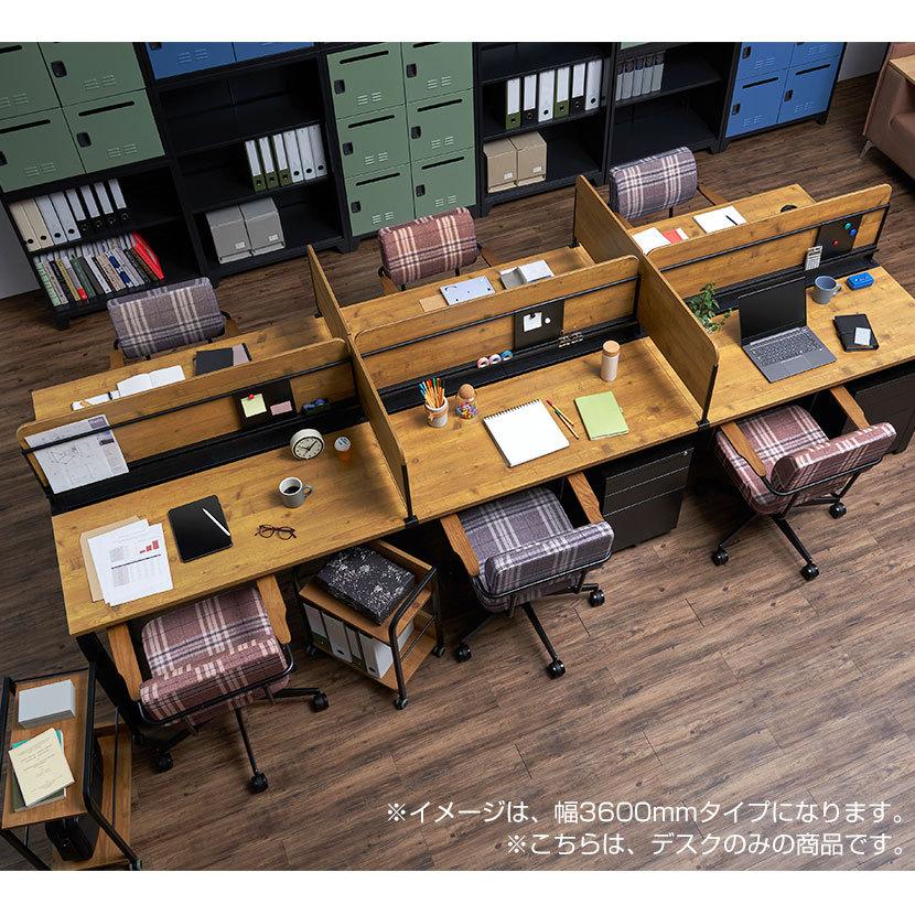 法人様限定 フリーアドレスデスク 10人用 12人用 おしゃれ 配線ボックス ミーティングテーブル 会議テーブル メティオ2.0 古木調 幅 ...