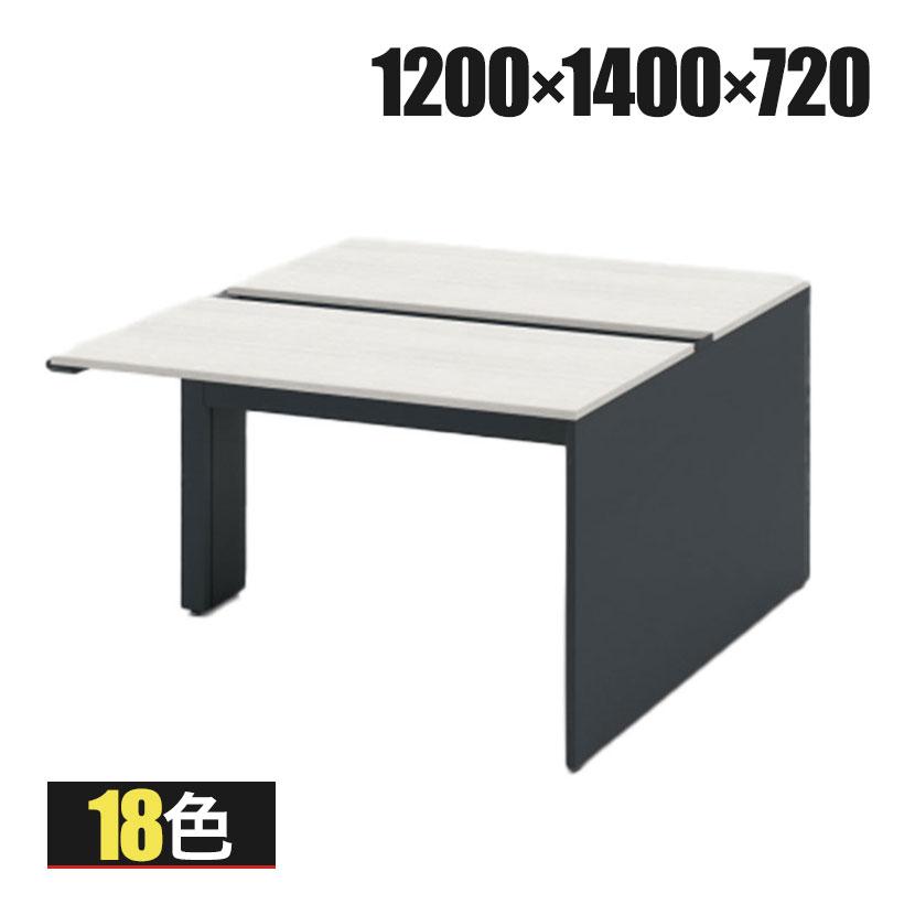 本体 ITOKI(イトーキ) INTERLINK R インターリンクRパネル脚・両面タイプスタートセット フリーアドレスデスク 幅1200×奥行1400×高さ720mm CLR-124SES ...