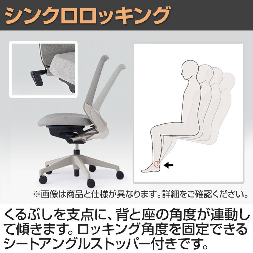 イトーキ（ITOKI） オフィスチェア 事務椅子 ノートチェア テクスチャードメッシュ ローバック 樹脂脚 肘なし ランバーサポートあり ...
