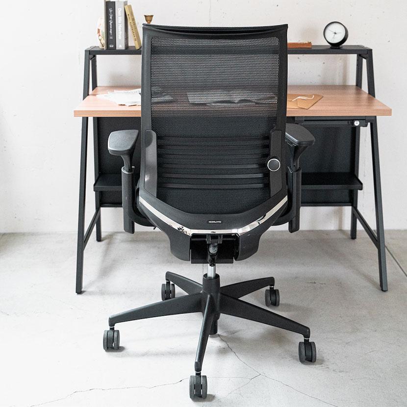 ベゼル Bezel オフィスチェア ヘッドレスト付 ランバーサポート付 可動肘 背座同色 アルミ脚 ポリウレタン巻きキャスター CR-A2835 コクヨ :KY-CR-A283522:オフィス ...