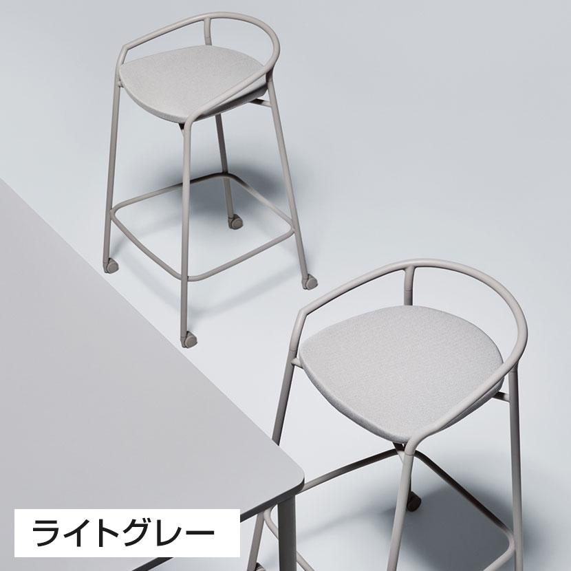 コクヨ エニー Any ハイスツール ミーティングチェア カウンターチェア 背樹脂 座面布張り ポリウレタン巻きキャスター K01-ZA11CU :KY-K01-ZA11CU:オフィス家具通販 ...