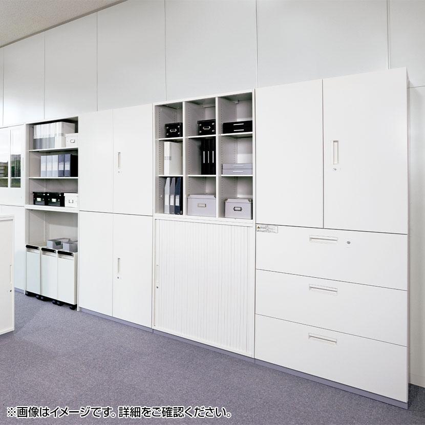 PLUS L6-120E L6 オープン保管庫 上置き・下置き兼用 W4 ホワイト 幅900×奥行450×高さ1210mm プラス(PULS) : オフィス家具通販のオフィスコム - 通販 ...
