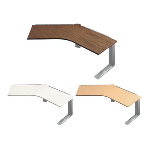 XF XL-135E DESK TYPE-L XFデスク タイプL 増連型 135度型 エンド用 幅2006×奥行1344×高さ720mm ...