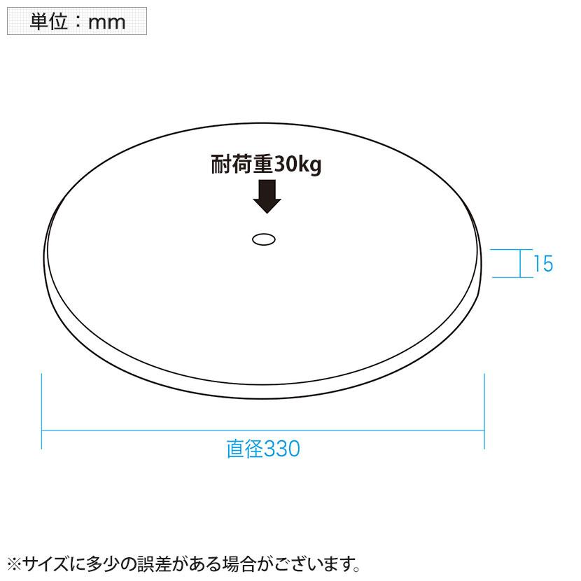 サンワサプライ 回転台 直径330mm SS-CR-16K : ss-cr-16k : オフィス家具通販のオフィスコム - 通販 - Yahoo!ショッピング
