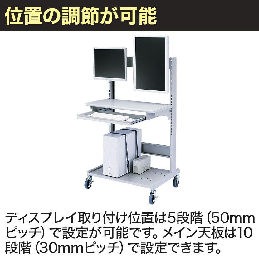 サンワサプライ 液晶モニタラック W750×D578×H1350mm : オフィス家具通販のオフィスコム - 通販 - Yahoo!ショッピング