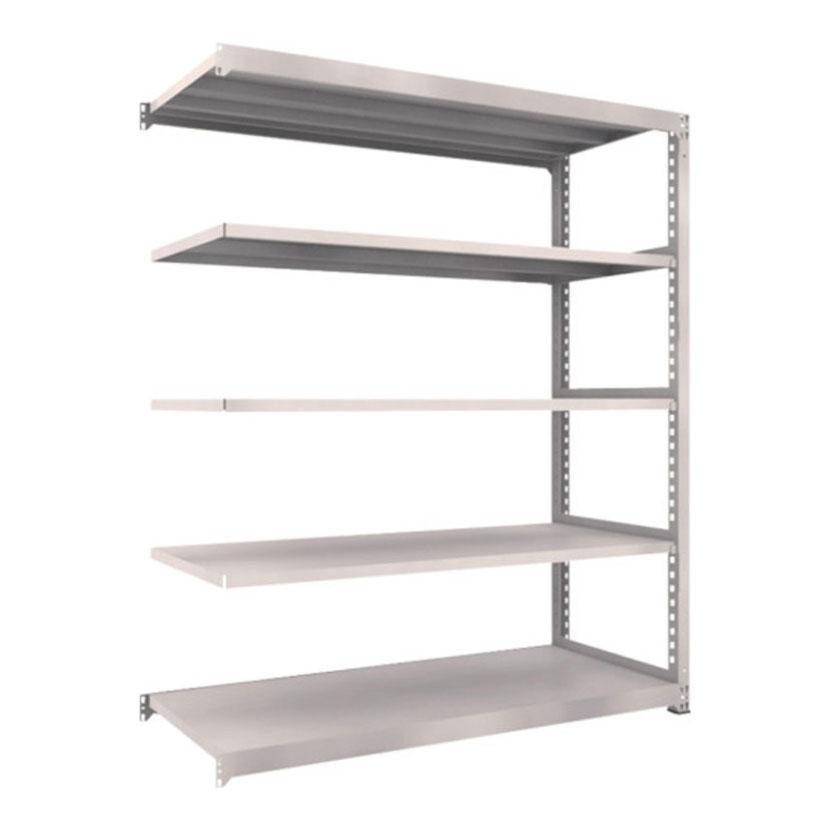 追加/増設用 TRUSCO M5型中量棚 幅1800×奥行721×高さ2100mm 5段 連結 ネオグレー 509-1497 : tr-4649 : オフィス家具通販のオフィスコム - 通販 ...