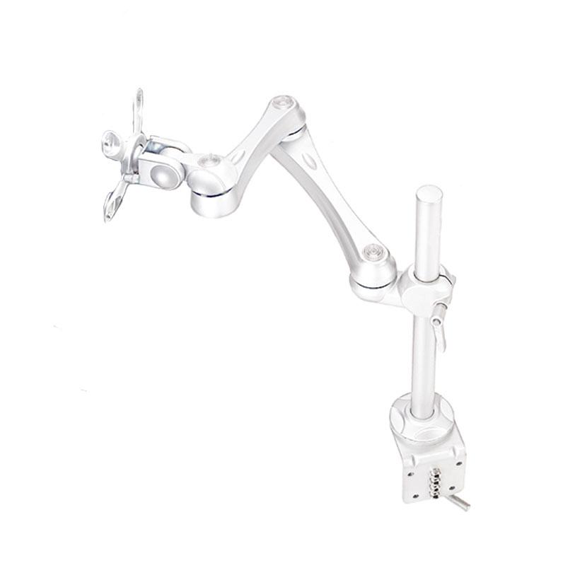 MODERNSOLID モダンソリッド モニターアーム 水平多関節アーム エルゴノミクス 高耐久 クランプ固定 モニター1画面モデル VESAマウント脱着タイプ LA-51SC-1Q-WH ...