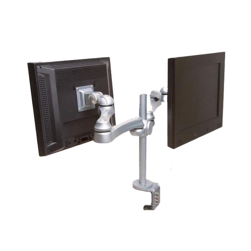 MODERNSOLID モダンソリッド モニターアーム 水平多関節アーム エルゴノミクス 高耐久 クランプ固定 モニター2画面モデル LA-515-4 : オフィス家具通販のオフィスコム ...