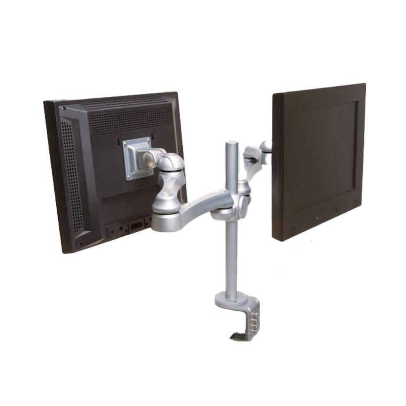 MODERNSOLID モダンソリッド モニターアーム 水平多関節アーム エルゴノミクス 高耐久 クランプ固定 モニター2画面モデル LA-515-5 : オフィス家具通販のオフィスコム ...