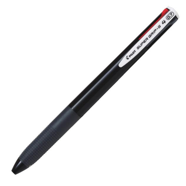 スーパーグリップ PILOT 多色ボールペン スーパーグリップG4 0.7mm ブラック BKSG-35F-B パイロット SUPER ...