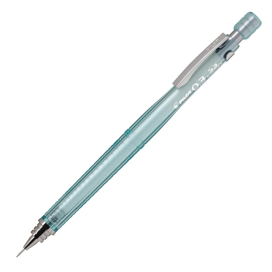 S3 PILOT シャープペンシル 透明ミントグリーン 0.3mm HPS-30R-TMG3 パイロット エススリー : 万年筆の専門店 ...