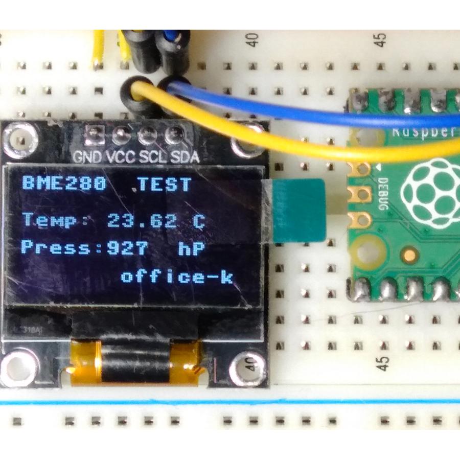 気圧センサー BMP280 I2C SPI 気圧 温度 Arduino raspberry pi pico マイコン : Office-K ...