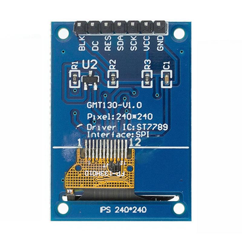 TFT LCDディスプレイ 1.3インチ フルカラー TFT液晶 Raspberry Pi Pico マイコン工作 高精細 240x240 ...