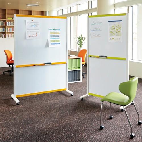 PLUS プラス パーティション兼用両面ホワイトボード 衝立 VSC-0915 W970×H1600mm : オフィス家具ネットショッピング - 通販 - Yahoo!ショッピング