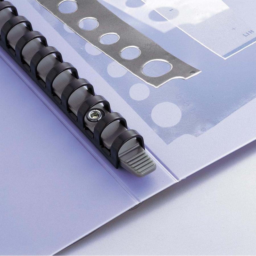 LIHIT LAB.＜リヒトラブ＞ルポ・リーンフォース・クリヤーポケット A4 藍 N2006 : オフィスランドYahoo!店 - 通販 - Yahoo!ショッピング