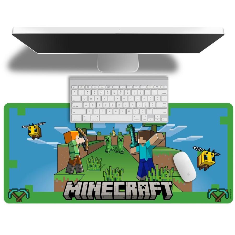 マインクラフト デスクマット プレイマット 35cm x 80cm Minecraft world desk mat : 輸入雑貨シリウス ...