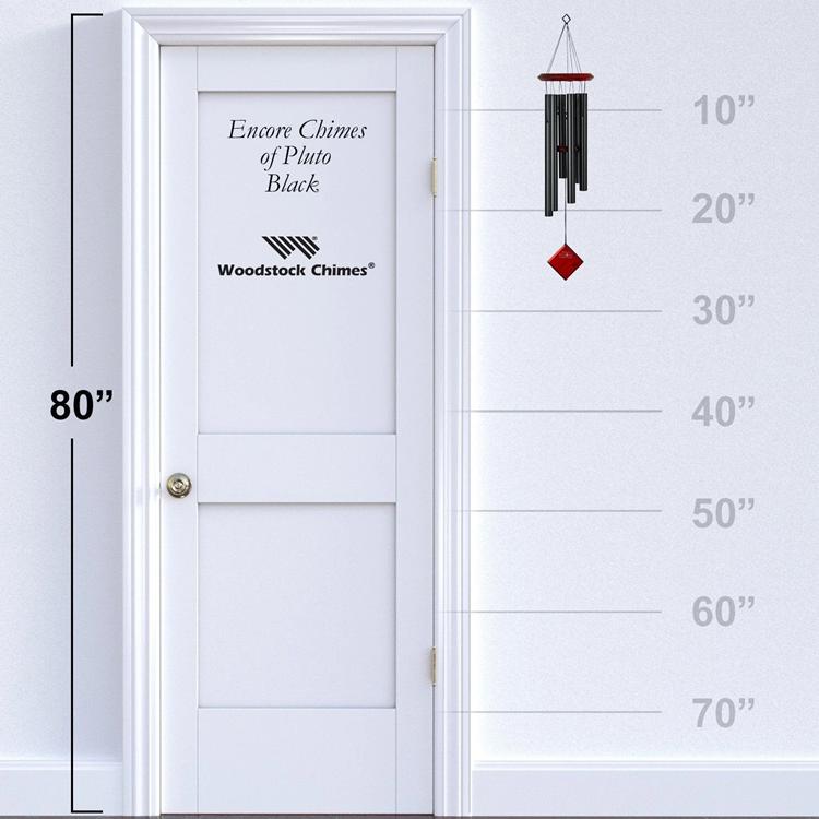 正規品 チャイム オブ プルート ブラック ウッドストック Woodstock Encore Chimes of Pluto - Black 風水/玄関チャイム/ウインドチャイム DCK27 ...