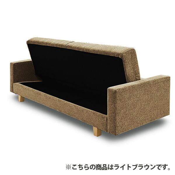 『代引不可』関家具 バサラII ソファベッド ブルー [ ソファーベッド ソファ ベッド クッション付き 収納付き ファブリック ]『日時指定 ...