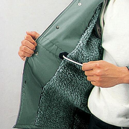 代引不可』防寒コート（フード付） 5L アーミーグリーン 9500『法人宛