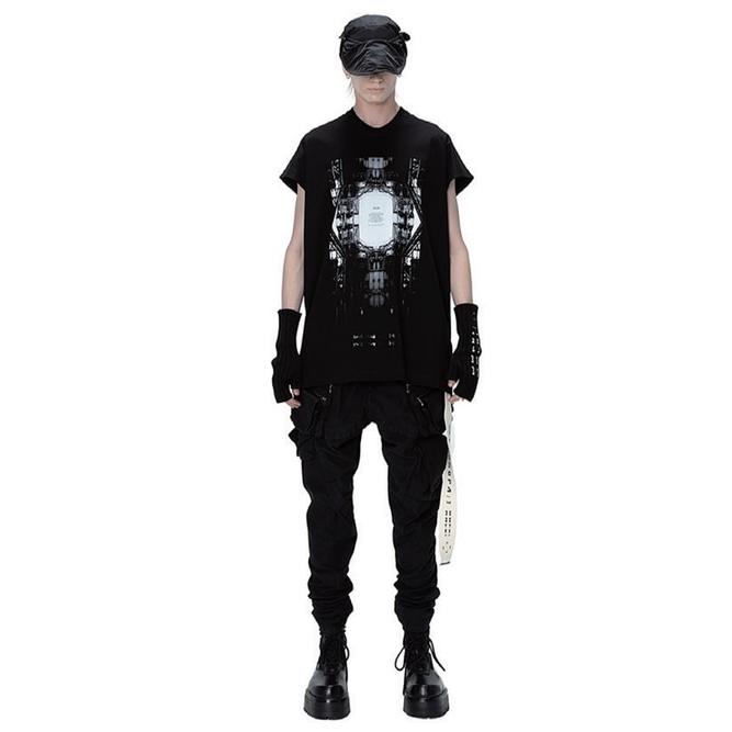 JULIUS (予約品)6〜7月入荷予定/JULIUS・ユリウス/SILK/COTTON YARN ACCESSORY3/BLACK ...