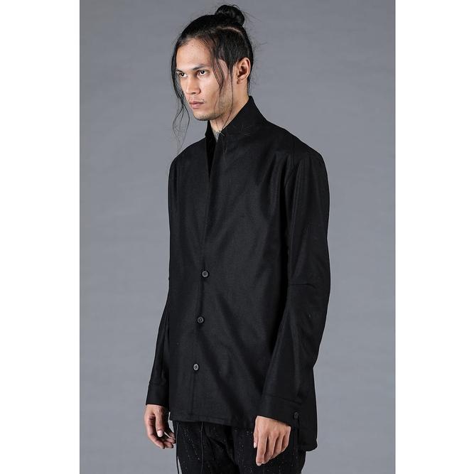 D.HYGEN・ディーハイゲン/ウールクロステーラーシャツジャケット/BLACK : st102-0224a-black : OFFSIDE - 通販 - Yahoo!ショッピング