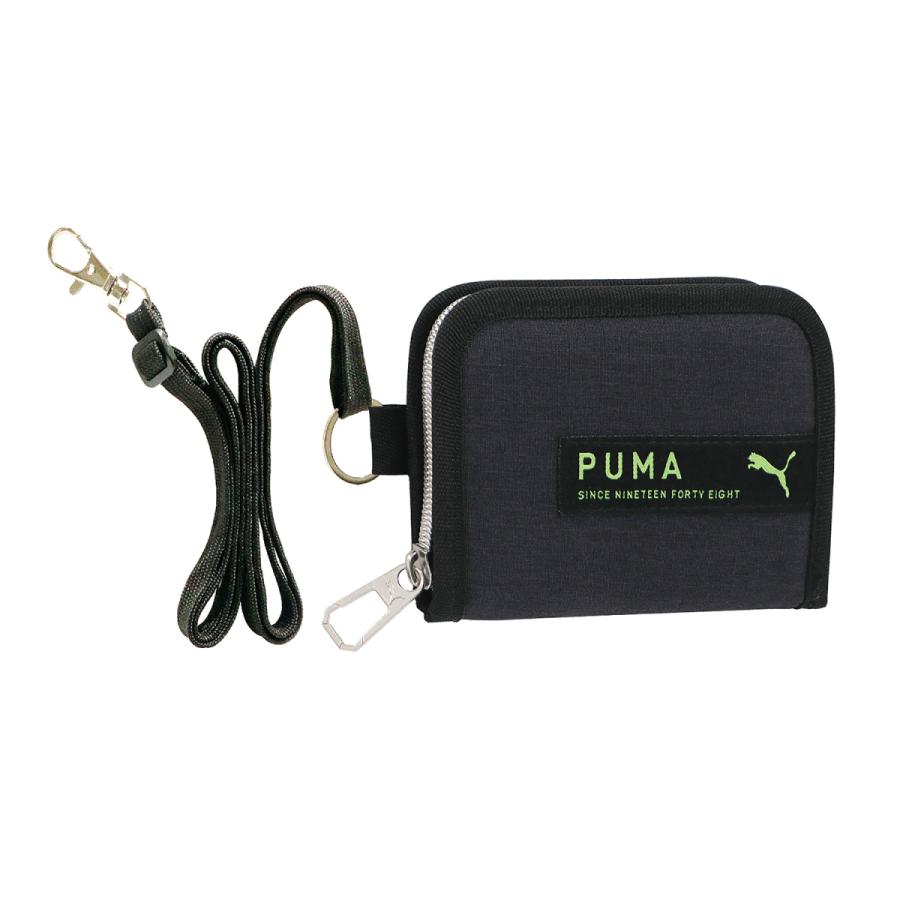 クツワ（KUTSUWA） PUMA プーマ 財布 2つ折り ウォレット 小銭入 コインケース ストラップ付 小学生 男の子 PM384 ラウンドファスナーウォレット : 印鑑・シヤチハタ小川 ...