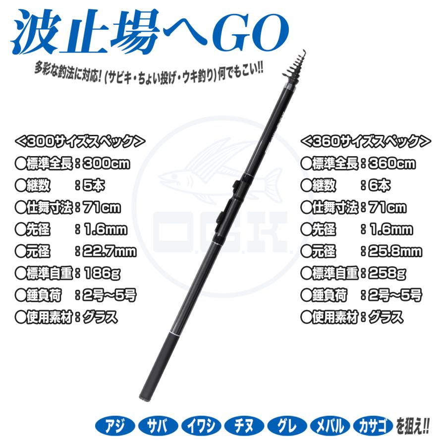 大阪漁具 (OGK) 波止場へGO 300 (HTG30) : 釣具問屋 - 通販 - Yahoo!ショッピング