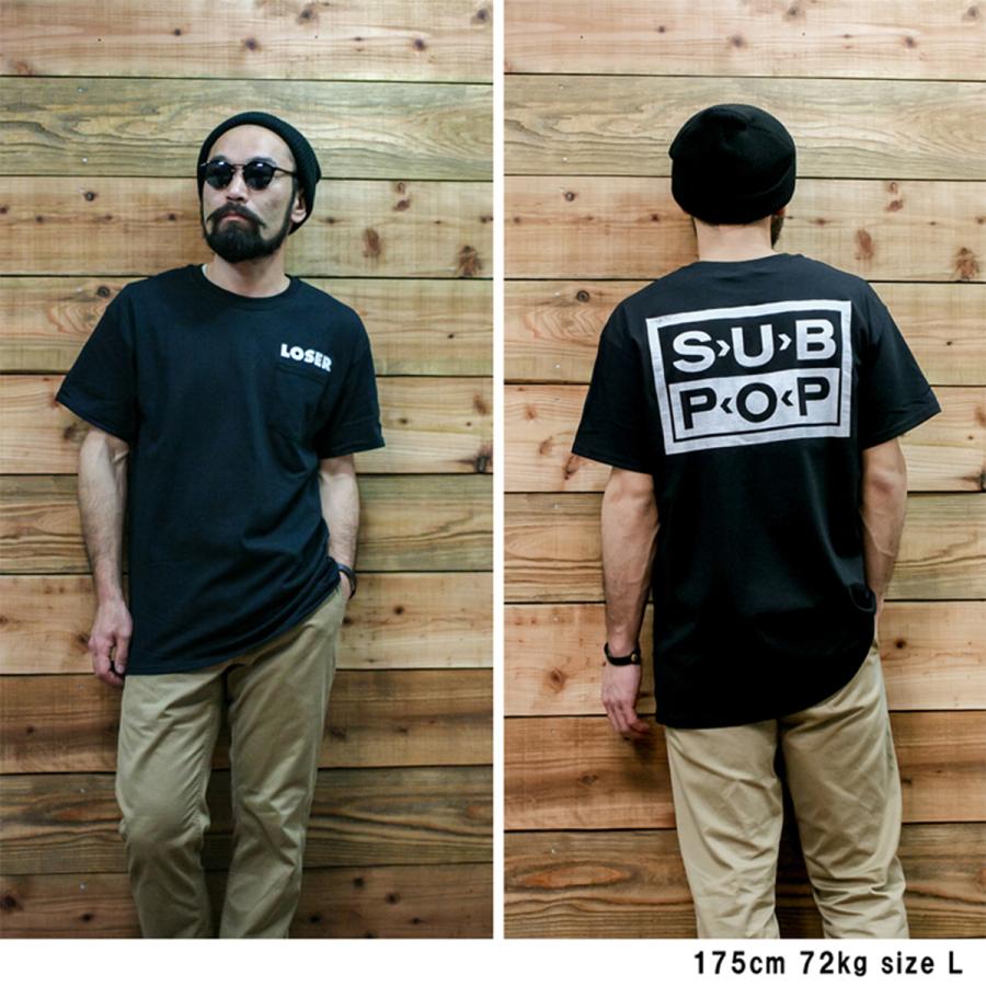 SUB POP 「LOSER 」 サブポップ SUBPOP オルタナ ロック グランジ バンド Tシャツ ポケット Tシャツ ポケT ...