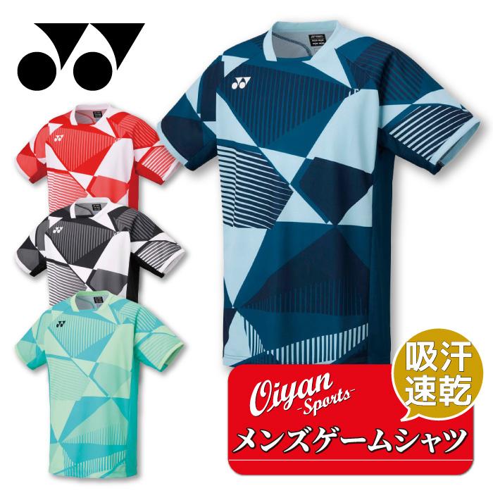 YONEX 25ss ヨネックス 10635 メンズゲームシャツ ゲームシャツ Tシャツ シャツ バドミントン 速乾 : おいやん.shop ...