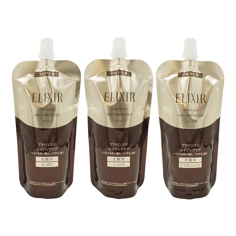 ELIXIR（コスメ） 資生堂 ELIXIR エリクシール アドバンスド ローション [3種類から選べる] つめかえ用 150ml 化粧水 レフィル [ギフトラッピング対応] : ダイキヤフー ...
