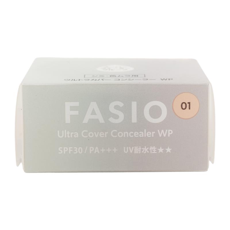 FASIO ファシオ ウルトラカバー コンシーラー WP 10g 01 ライトベージュ シミ 色ムラ スーパーウォータープルーフ SPF30 PA+++ UV耐水性 :fasio8553 ...