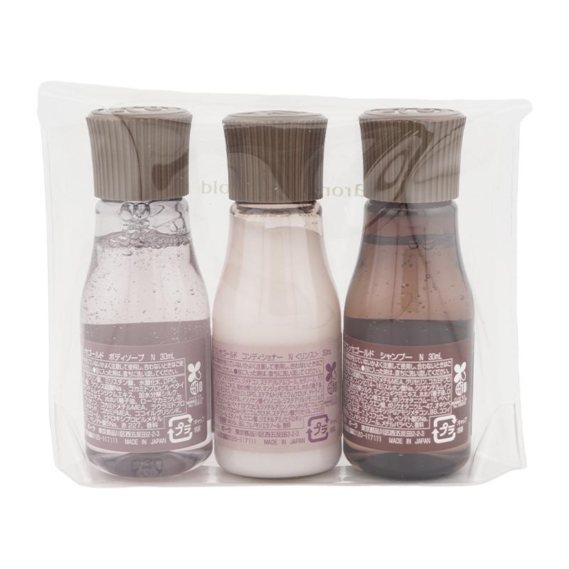 POLA [3個セット] ポーラ アロマエッセゴールド 30ml 3本セットx3パック入 トラベルセット シャンプー コンディショナー ボディソープ aroma ess.gold : ダイキ ...
