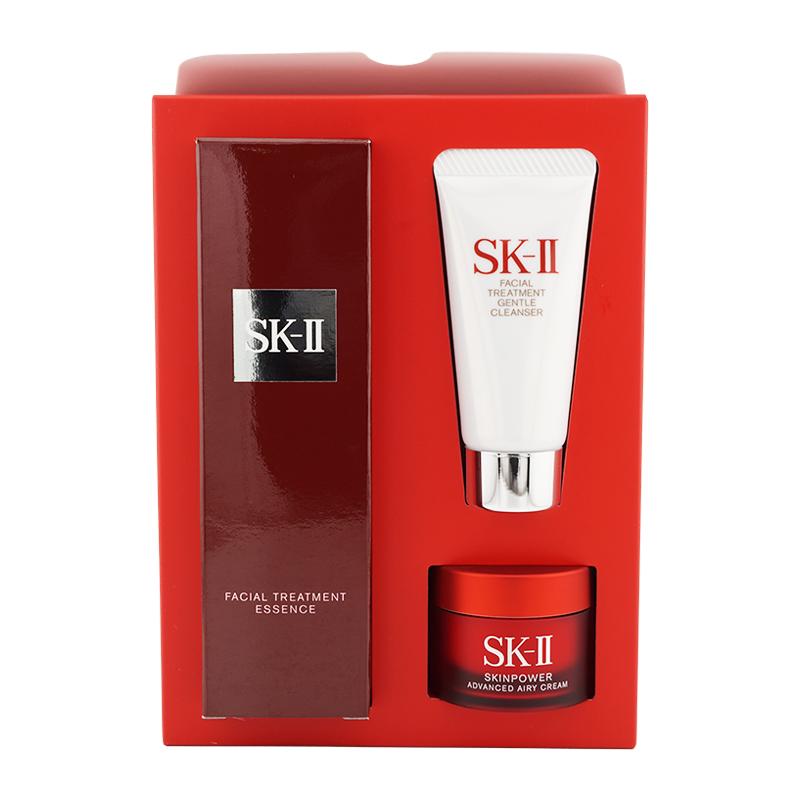 SK-ll ピテラ(TM) ユース エッセンシャル セット 洗顔 化粧水 乳液状美容クリーム スキンケアセット 保湿 乾燥 sk2 skii sk-2 エスケーツー 化粧品 プレゼント ...