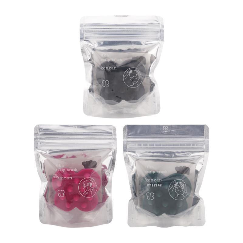 uka ウカ スカルプブラシ kenzan [3種類から選べる] シリコン製頭皮用ブラシ ツボ押し 刺激 首肩の凝り 頭皮の硬さ[ギフトラッピング対応] : ダイキヤフー店 - 通販 ...