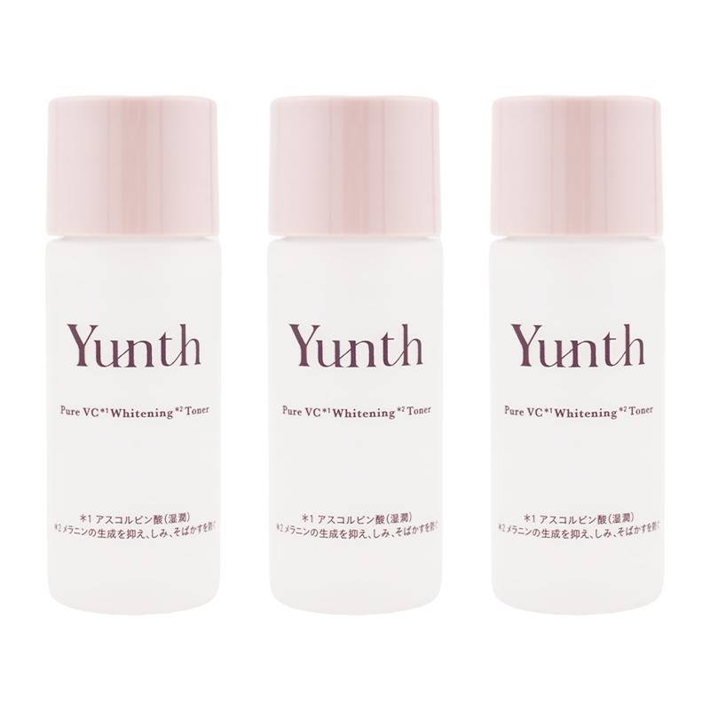 Yunth [3個セット]Yunth ユンス 生VC化粧水 18ml 化粧水 医薬部外品 スキンケア 保湿 乾燥 お試し用 ミニサイズ 旅行 トラベル 小分け[ギフトラッピング対応 ...