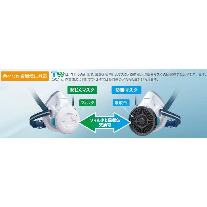 重松 防じん・防毒マスク TW01SC MサイズとXシリーズ吸収缶 X/OVのセット : 大橋塗料 Yahoo!店 - 通販 - Yahoo!ショッピング