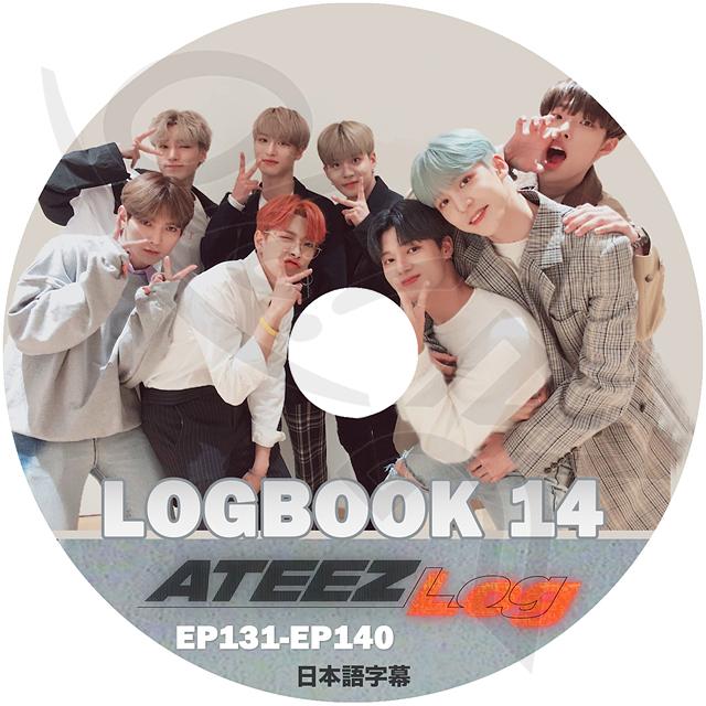 K-POP DVD ATEEZ LOGBOOK #14 EP131-EP140 日本語字幕あり エーティーズ ソンファ ホンジュン ユンホ ヨ ...