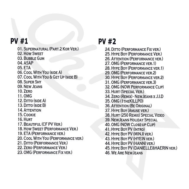 Blu-ray NewJeans 2024 BEST PV&TV COLLECTION 2枚SET - Supernatural How Sweet Bubble Gum Super Shy ...