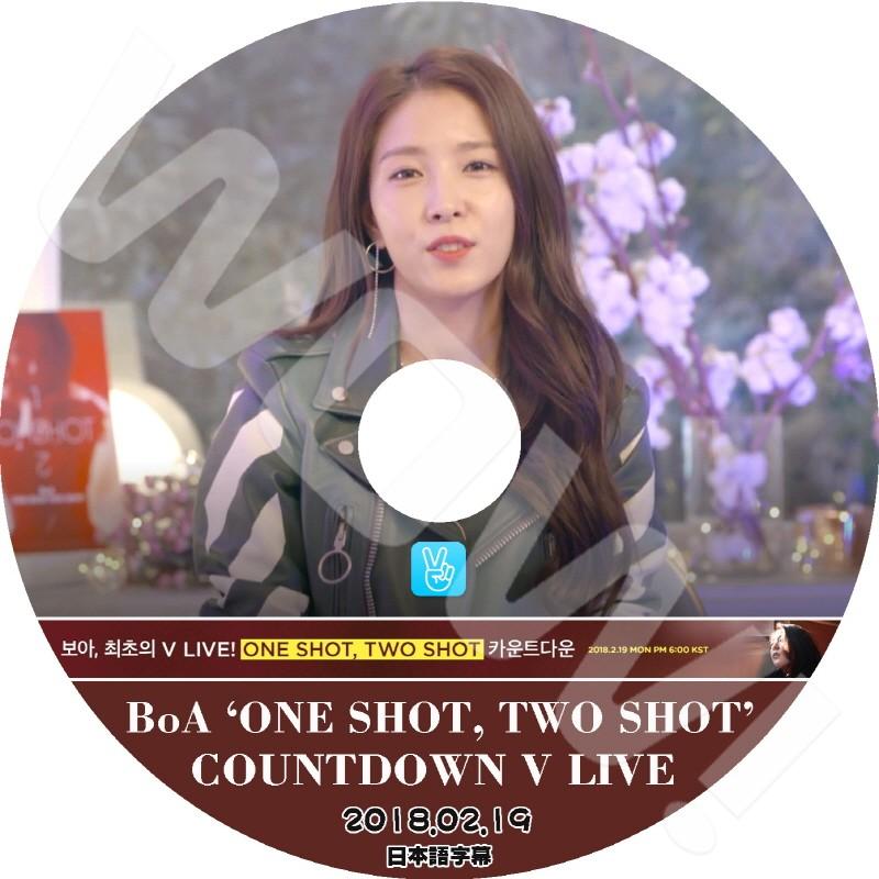 K-POP DVD BoA COUNTDOWN V LIVE - ONE SHOT, TWO SHOT -2018.02.19- 日本語字幕あり BOA ボア 韓国番組収録DVD : OH-K ...