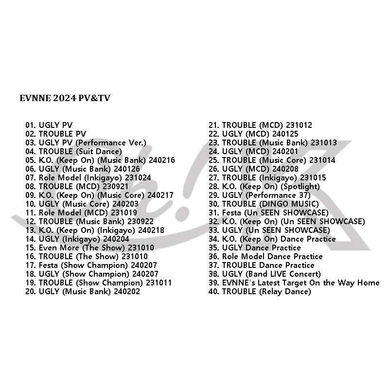 K-POP DVD EVNNE 2024 PV/TV - UGLY Role Model TROUBLE イブン KPOP : OH-K - 通販 - Yahoo!ショッピング