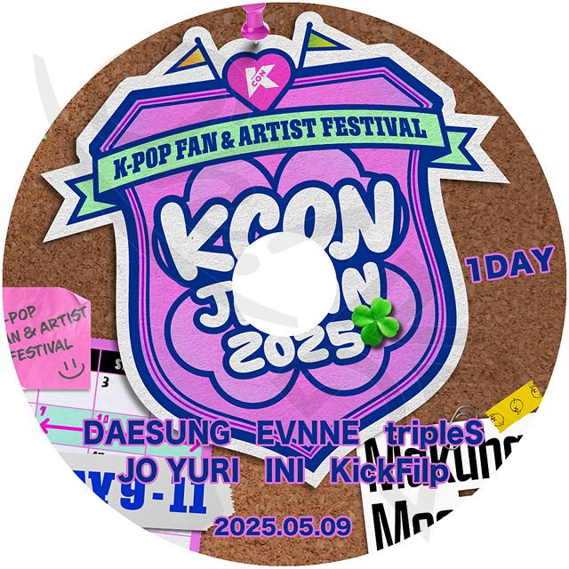 K-POP DVD KCON 2025 IN JAPAN 1DAY 2025.05.09 - BIGBANG ビックバン D-LITE デソン DAESUNG EVNNE tripleS JO ...