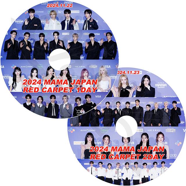 K-POP DVD 2024 Mnet Asia Music Awards IN JAPAN 1-2DAY 2枚SET RED CARPET - SEVENTEEN GD aespa ...